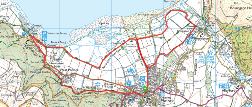 Circular Walk Between Porlock & Porlock Weir